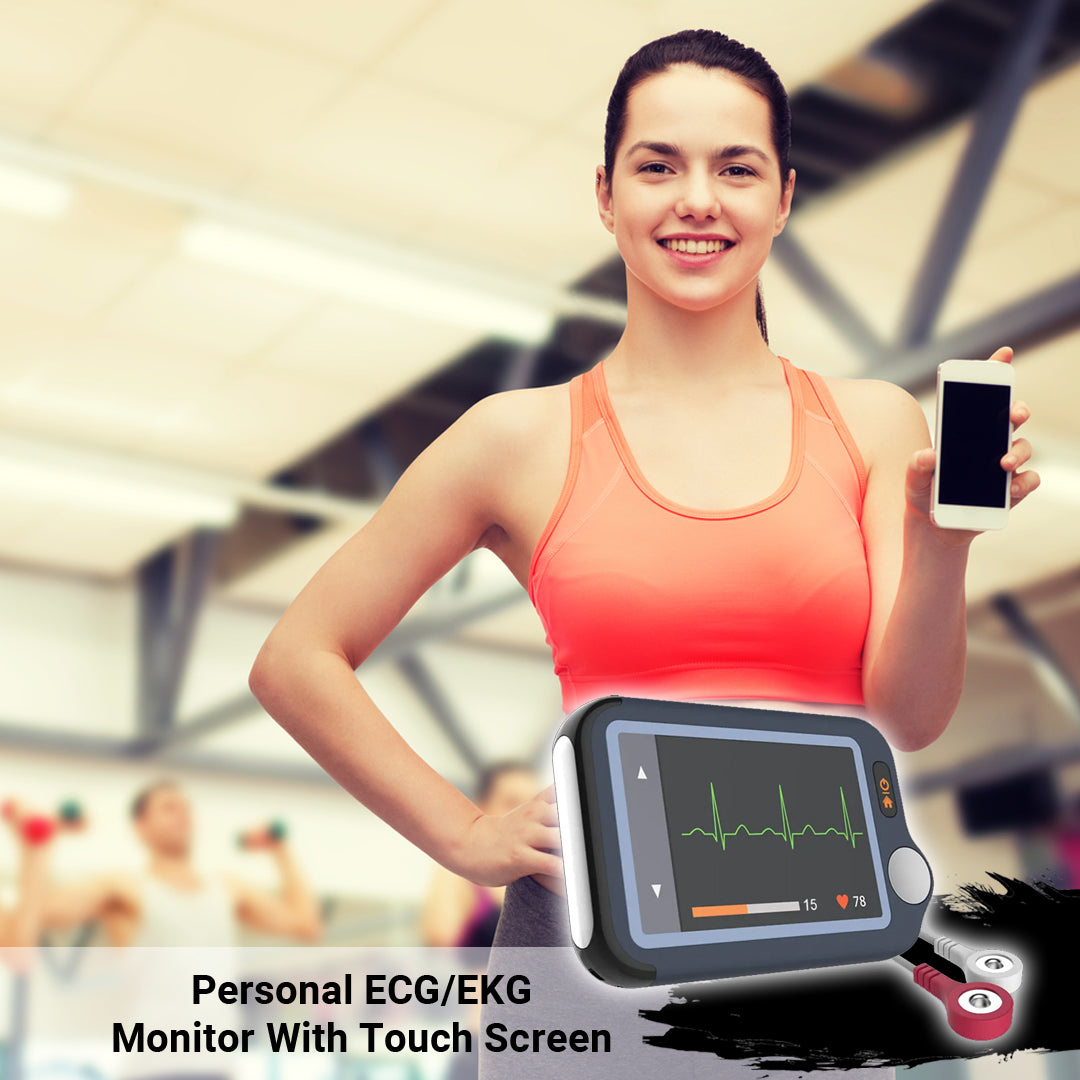 Personal ECG/EKG Monitor With Touch Screen – Ranealth